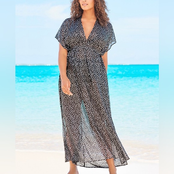 Swimsuits For All | Dresses | New Swimsuits For All Black Metallic ...